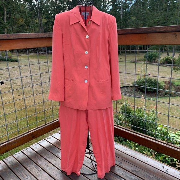 Jennifer Moore | Pants & Jumpsuits | Jennifer Moore Petites Coral 0 ...